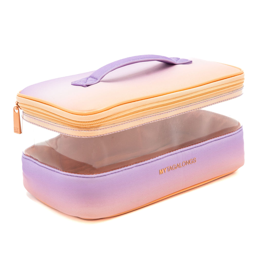 THE CLEAR TRAIN CASE-GRADIENT EUPHORIA – MYTAGALONGS